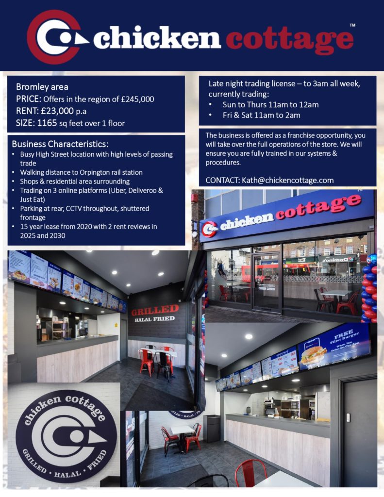 UK – Bromley Area – Chicken Cottage